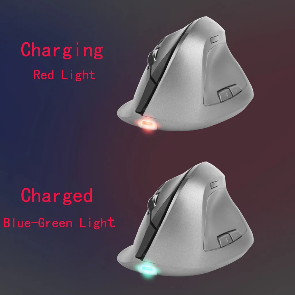 VOBERRY эргономичный дизайн 2,4 ГГц Беспроводная вертикальная Мышка ...