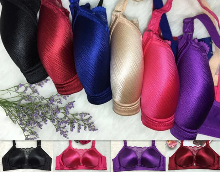 New Seamless Underwear Hot Push Up Bras 75B 80B 85B 90B Plunge Support ...