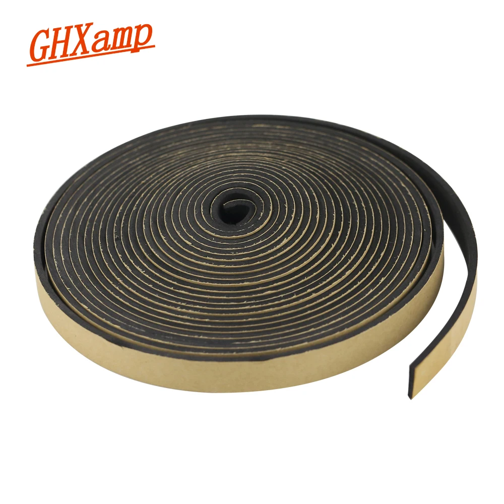GHXAMP 2 Meter Speaker EVA Sealing Strip Black Single-sided plastic ...