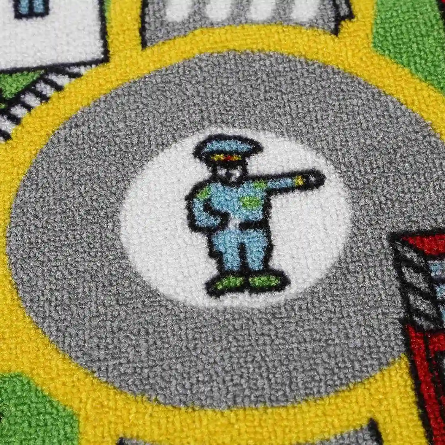 Детский ковер, игровой коврик, карта улицы города, Детский обучающий ...