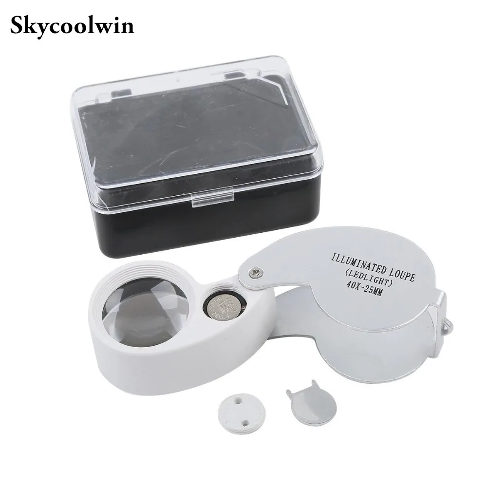 Magnifier Magnifying Jewellers Lens Glass Loupe 40X 25mm Eye Magnifier ...