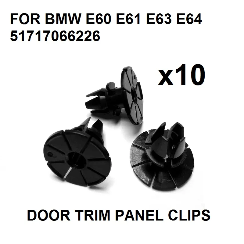 10x-Spacer-Clip-Side-Skirts-Rivet-Body-FOR-BMW-E60-E61-E63-E64 ...