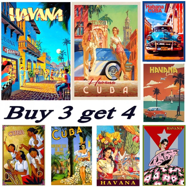 Come To Cuba Havana Poster