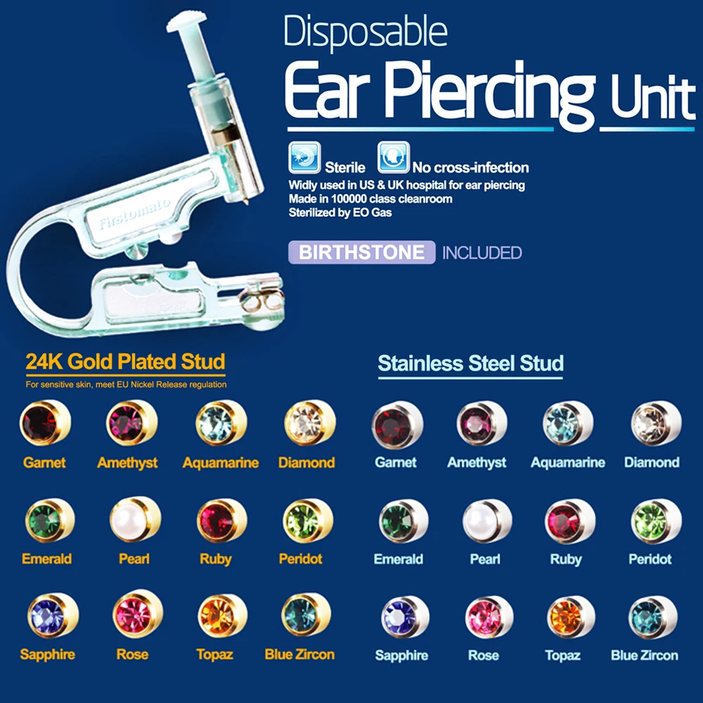 1-Unit-Disposable-Ear-Piercing-Unit-Sterilized-Ear-Stud-Earring ...