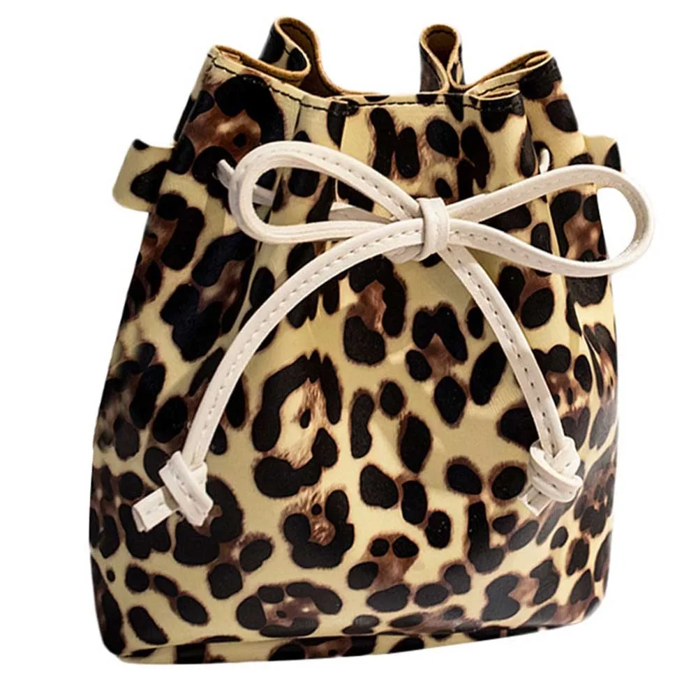 Leather Leopard Print Purse | semashow.com