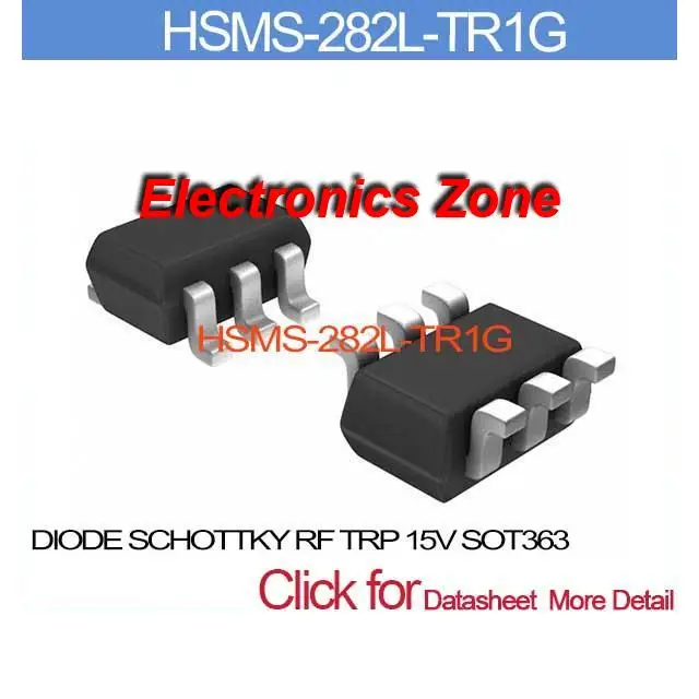 Hsms 282l tr1g TRP de diodo SCHOTTKY 15 V SOT363 HSMS 282L TR1G 282 HSMS HSMS 282L HSMS282L ...