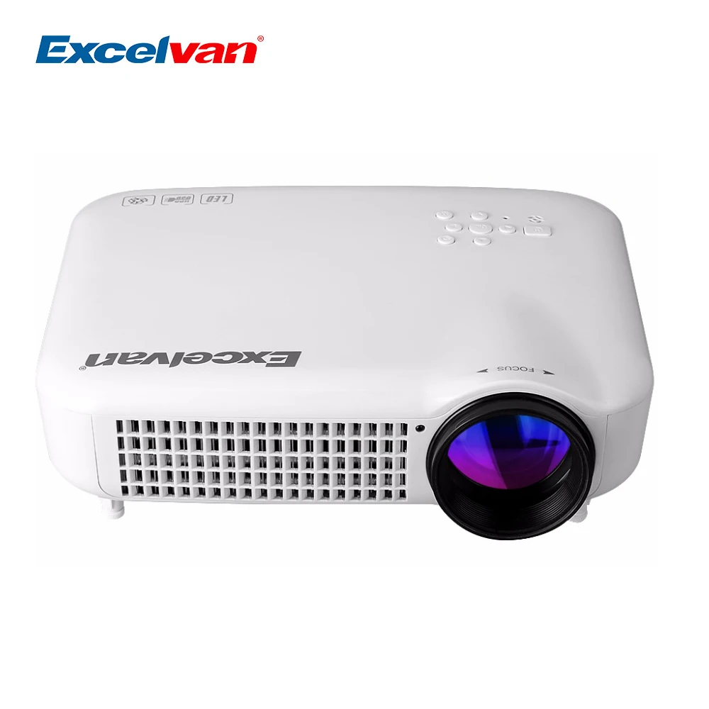 Excelvan Led5018 3000lumens Led Projector Multi-inputs Av/vga/hdmi/atv ...