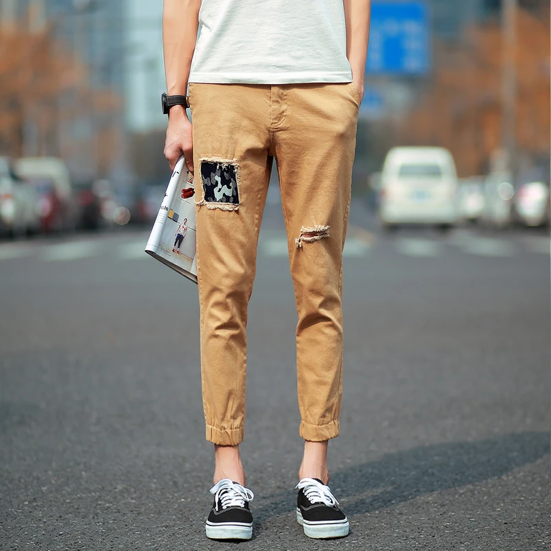 In one village original Aberdeen men leisure pants 9 feet hole ...