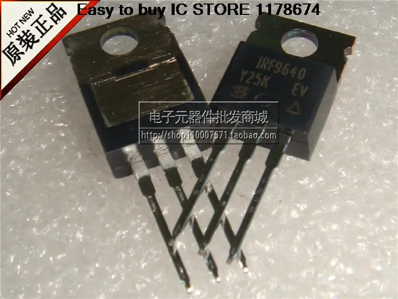20PCS IRF9640PBF IRF9640 IRF9640S TO 220 MOSFET|mosfet bridge|mosfet ...
