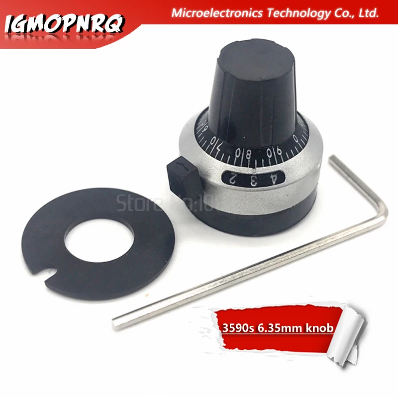 WXD3-13-3590S-4mm-6mm-6-35mm-Potentiometer-Precise-Dial-knob-lockable ...