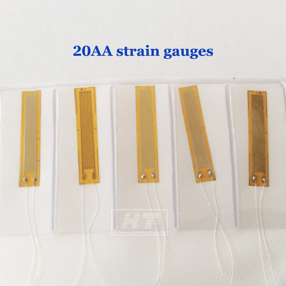 20AA Metal foil resistance strain gage sensor for analysis stress ...