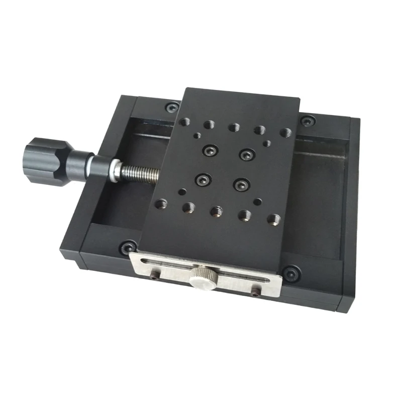 X Axis 50mm Travel translation stage Manual Linear Stage Displacement ...
