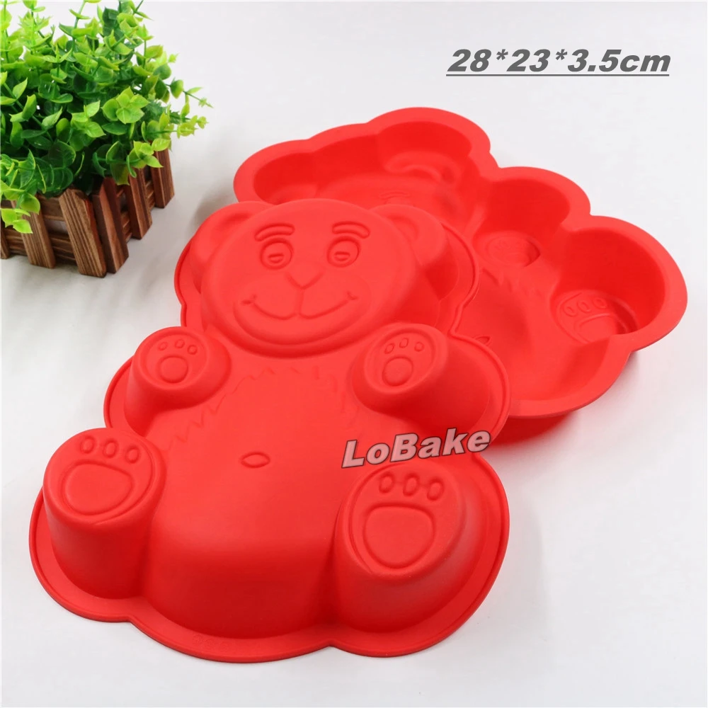 Latest-28-23-3-5cm-big-bear-shape-silicone-cake-mold-bread-moulds ...