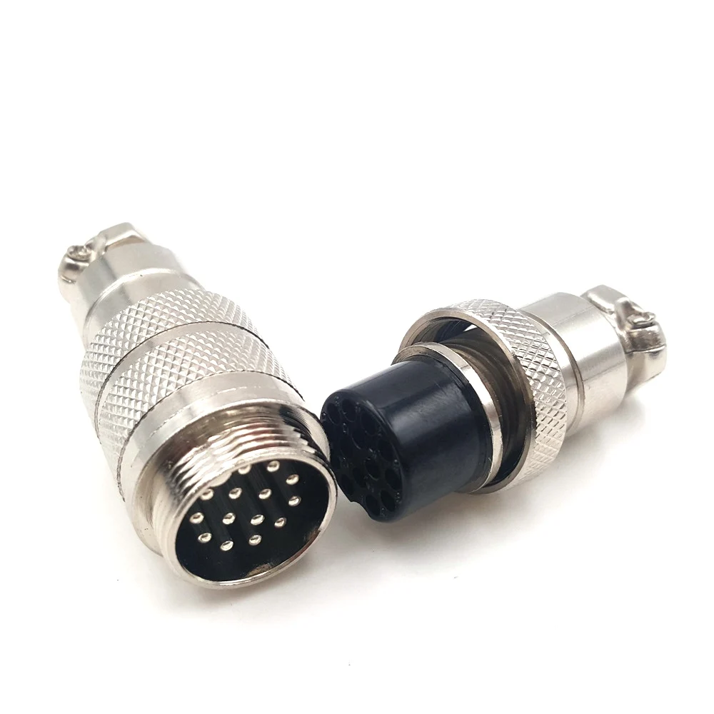 1Set GX20 Butt type Aviation Plugs Sockets M19 Aero Aerial plug 2 3 4 5 ...
