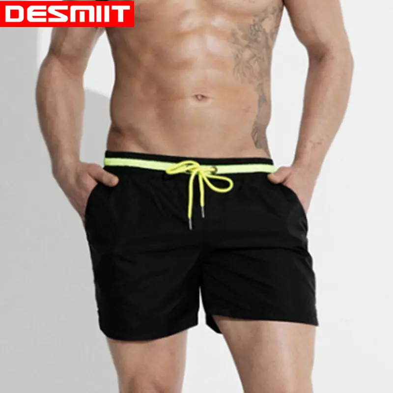 Desmiit Swimwear Men Swimming Shorts For Men Swim Boxer Swimming Trunks