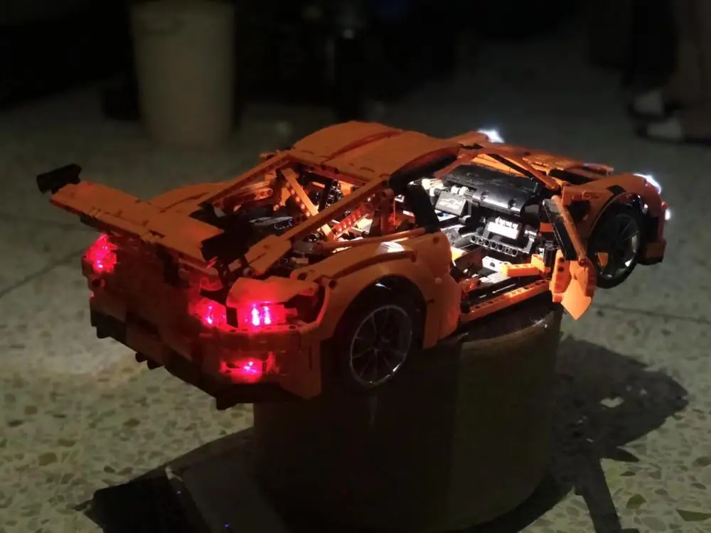 911 GT3 RS DIY Led Light Set For Compatible IEGOset 42056 20001 Technic ...