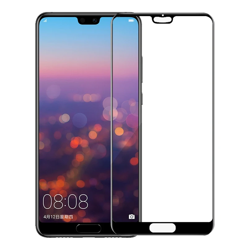 SMILYOU Tempered Glass for Huawei P20 Lite Full Cover Screen Protector ...