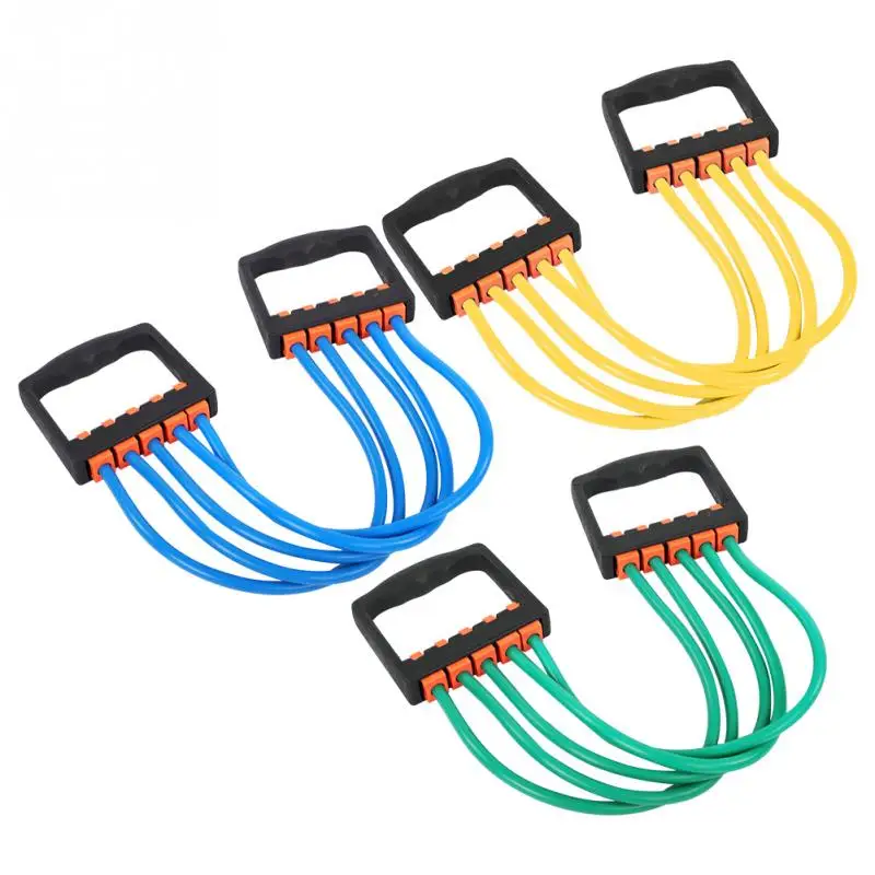 Rubber String Chest Expander Developer Fitness Exercise Sports Pull ...
