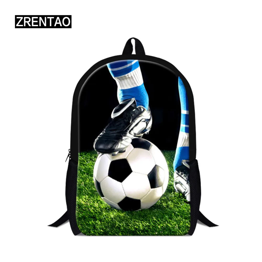 Large Capacity 3D Footballs Pattern Backpacks For Teens Boy Junior ...