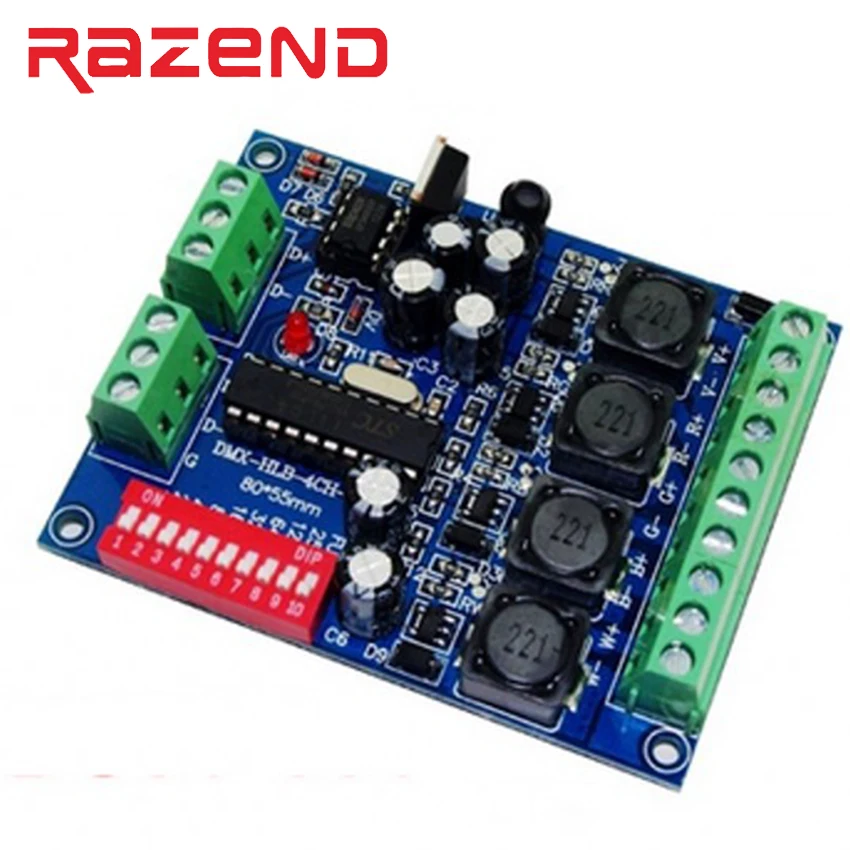 Constant Current Rgbw Dmx Decoder Controller 700ma 4ch Dmx512 Decoder ...