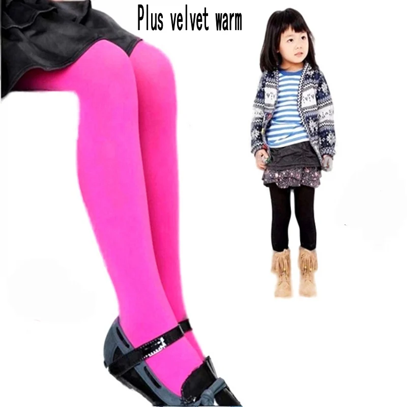 2016-new-Plus-velvet-warm-spring-fashion-girls-tights-12-15-year ...