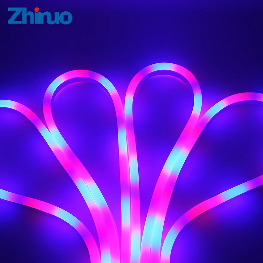 Soft Neon LED Lights AC 220V Flexible Waterproof Outdoor Light Strip ...