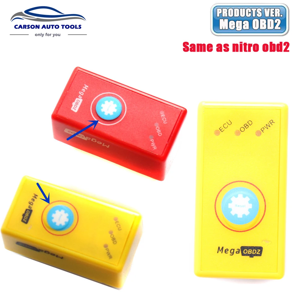 New Mega OBD2 Car Chip Tuning Box Plug and Drive OBD2 More Power / More ...