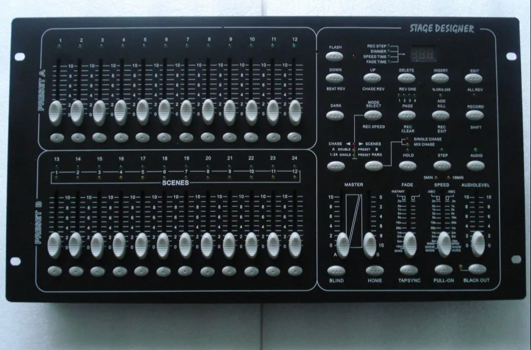 hot sale 24CH/channel digital lighting console/DMX 512 console/stage ...