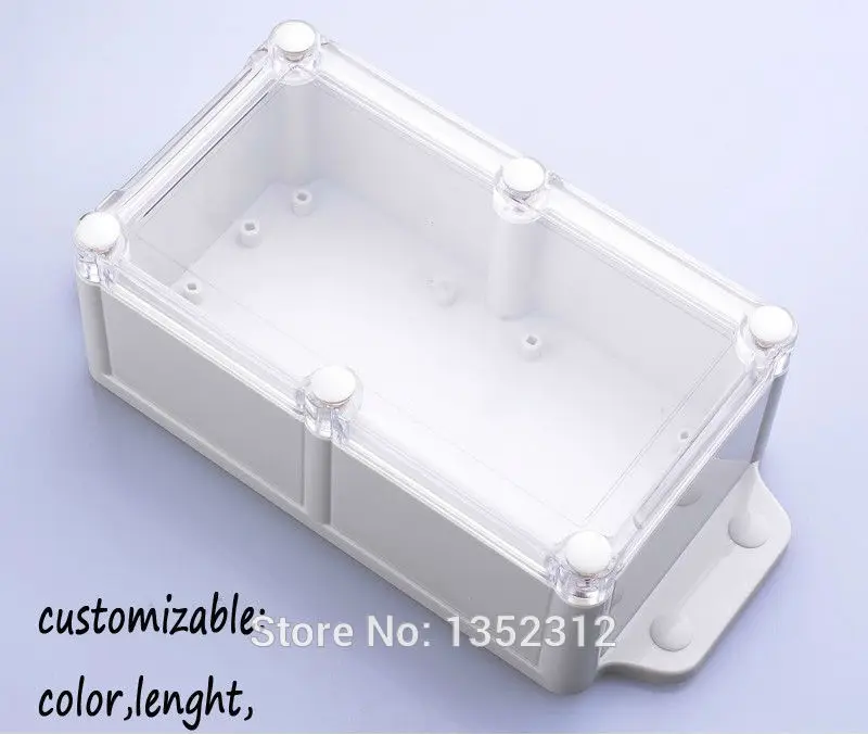 2 pcs/lot 200*94*60mm IP68 plastic waterproof box wall mount PLC case ...
