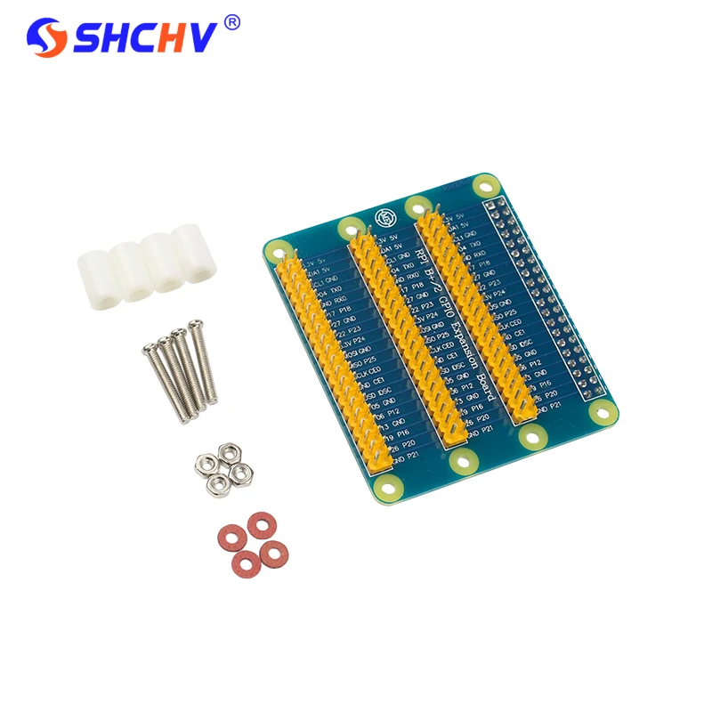 Raspberry Pi 3 Model B GPIO Extension Board 1 to 3 40 Pin GPIO Module ...