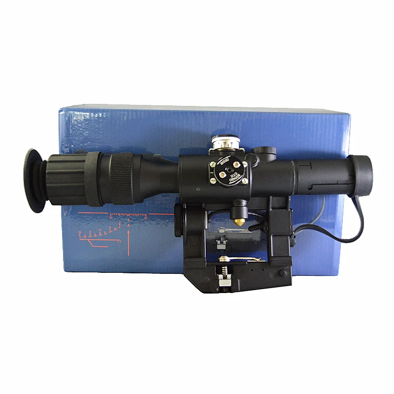 FIRECULB Tactical Dragunov Red Illuminated 4x24 SVD First Focal Plane ...