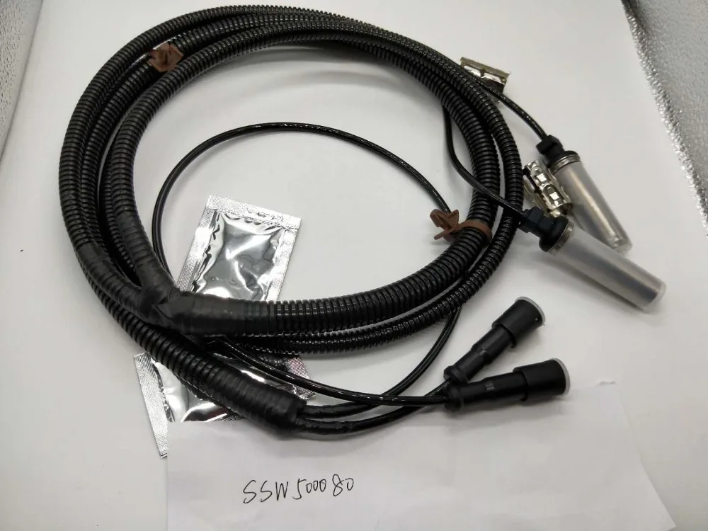 SMD 4PCS ABS 휠 속도 센서 잠금 방지 브레이크 시스템 ABS 휠 속도 센서 랜드 로버 디펜더 OE:SSW500080 ...