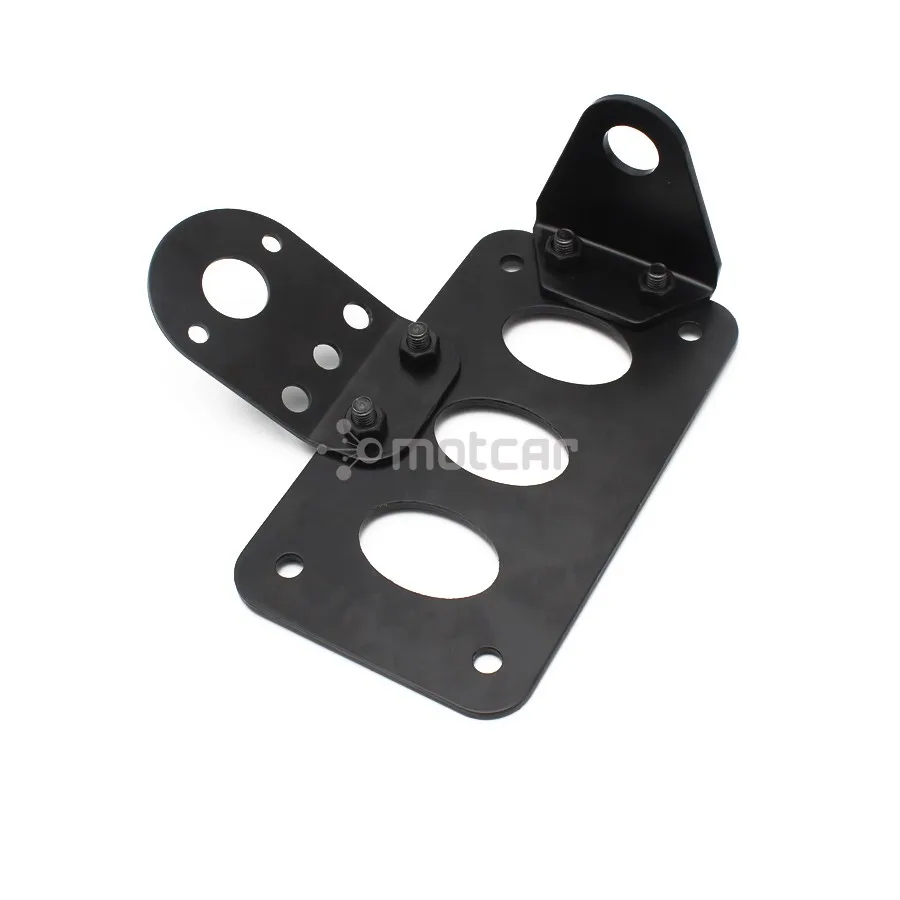Side Mount Black Motorcycle License Plate Number Plate Bracket For ...