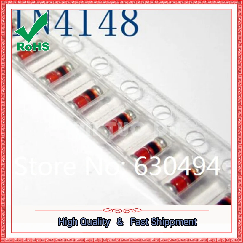 Hot-Sell-One-Lot-200PCS-Orignal-SMD-1N4148-LL4148-4148-Switching-Diode ...