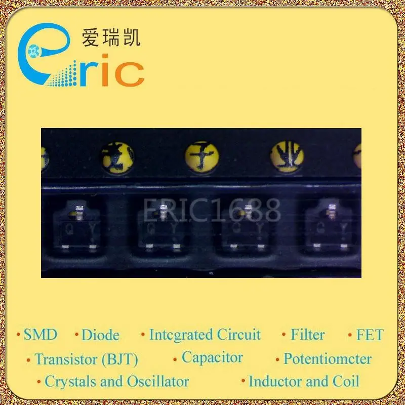 3000 unids 2SC4498 C4498 NPN Transistor SOT-323/SC-70/MCP Marcado QY ...