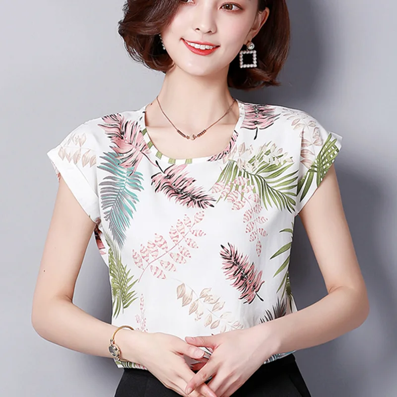 2018 Women Summer Tops Chiffon Blouses And Shirts Ladies Floral Print 2018 Women Summer Tops Chiffon Blouses And Shirts Ladies Floral Print