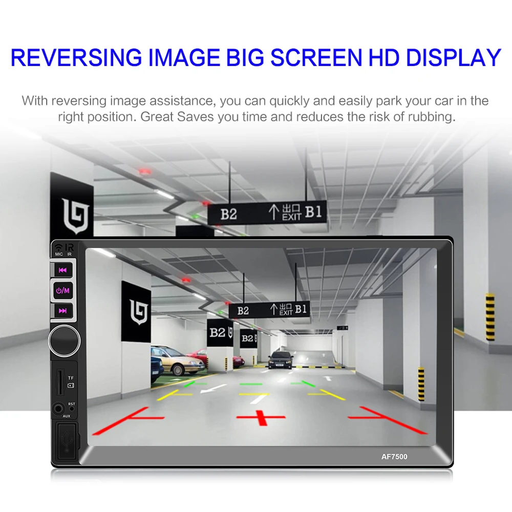 Car MP5 Player Auto Media Player USB Bluetooth Audio Car Radio MP5 ...