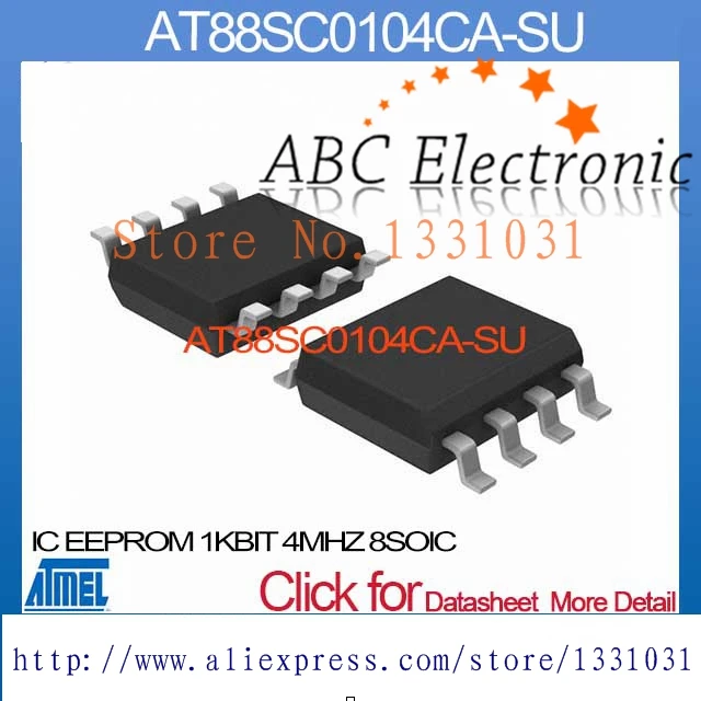 AT88SC0104CA SU IC EEPROM 1KBIT 4MHZ 8SOIC AT88SC0104CA SU 0104 AT88SC0104CA AT88SC0104 ...