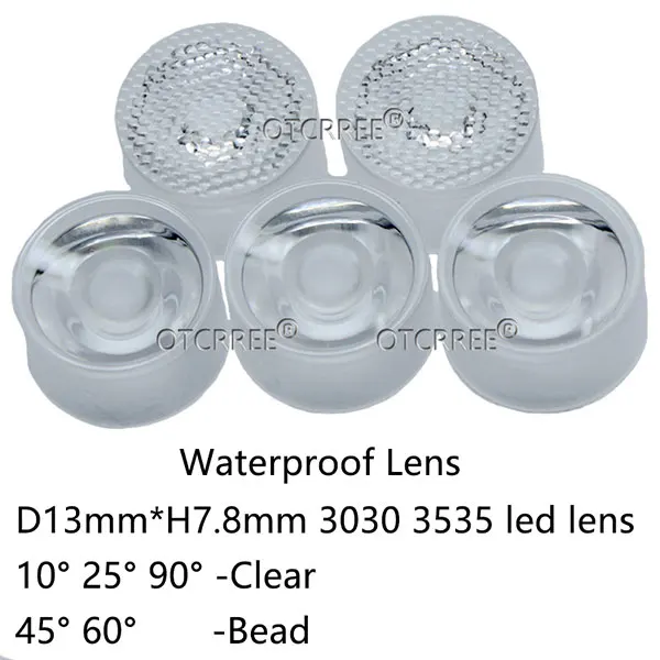 13mm 3535 CREE XPE XPE2 XPG XPG2 XTE Epiled/Semiled 3535 LED Lens ...
