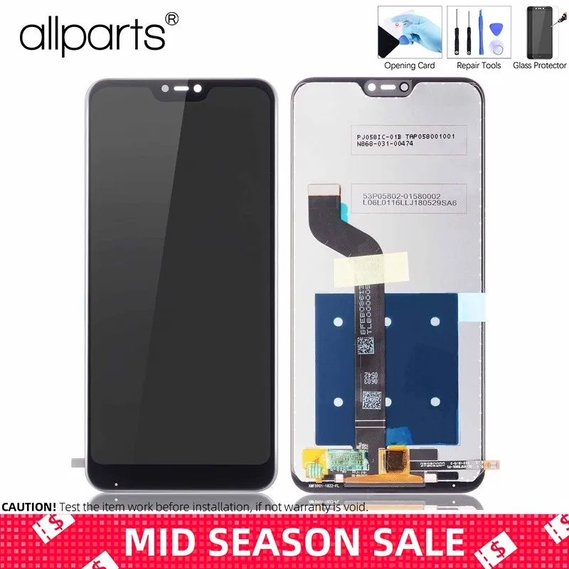 5 84 Original Lcd For Xiaomi Mi A2 Lite Display Touch Screen Digitizer