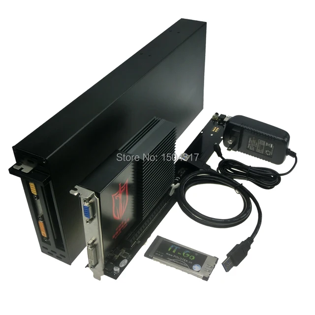By DHL Laptop ExpressCard 34/54mm to 2 PCIe x16 Slots Riser Card Long ...