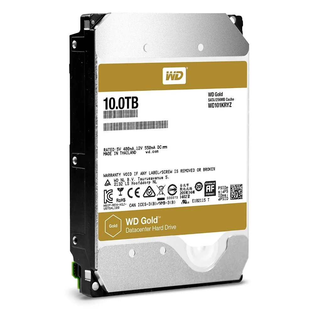 Western Digital WD Gold HDD 10TB Enterprise Class Hard Disk Drive 7200 ...
