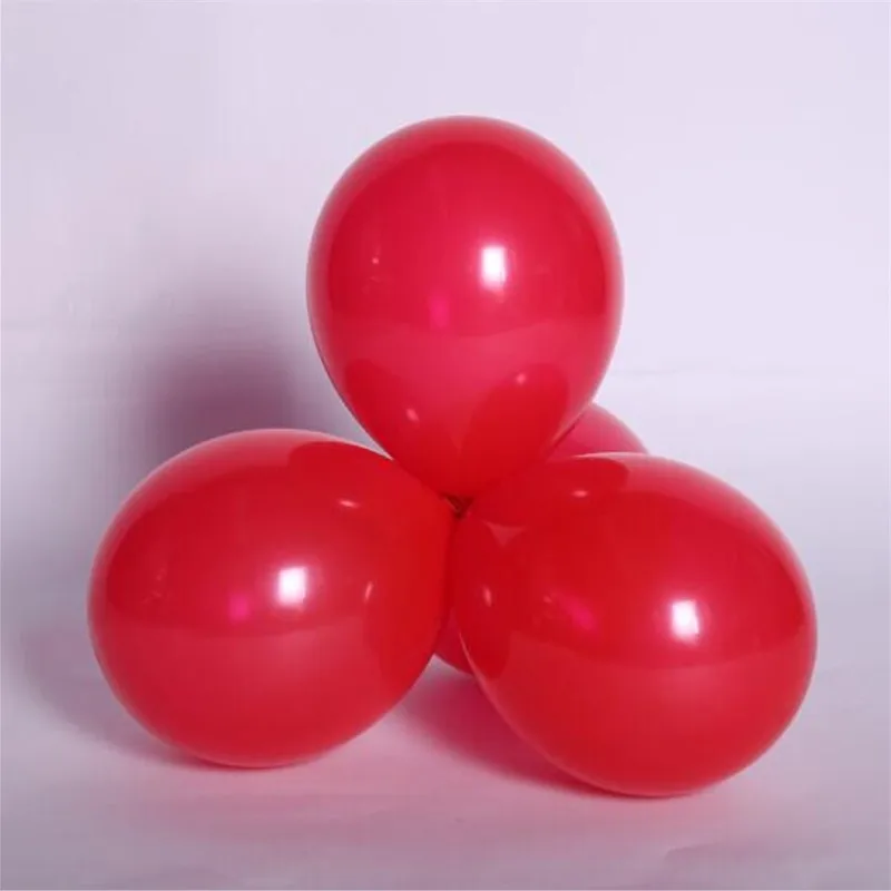 Red Balloons 30pcs/lot10 Inch 2.2g Round Latex Air Ballon Inflatable ...