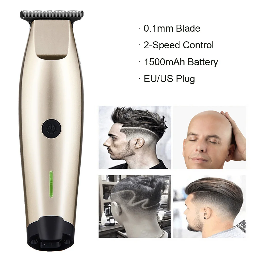 PULIS Professional Hair Clipper 1500mAh Rechargeable 2 Speed Electric ...