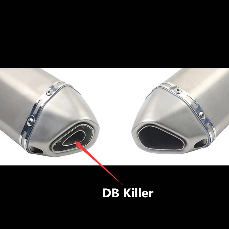Universal Small Hexagon Exhaust Muffler Pipe Stainless Steel Removable ...