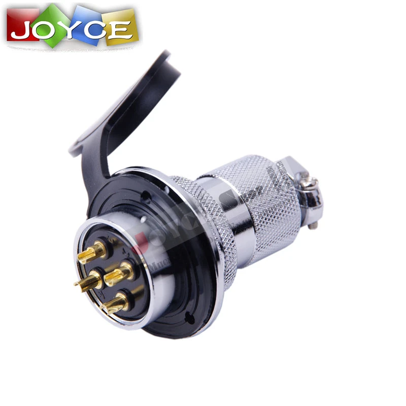 Aviation Connector 4pin Diam 30mm Round Flange Gxf30-4pin Push-pull ...