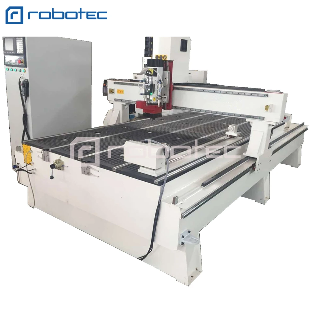 Linear ATC CNC Router Machine 1325 1530 3axis servo motor Syntec ...