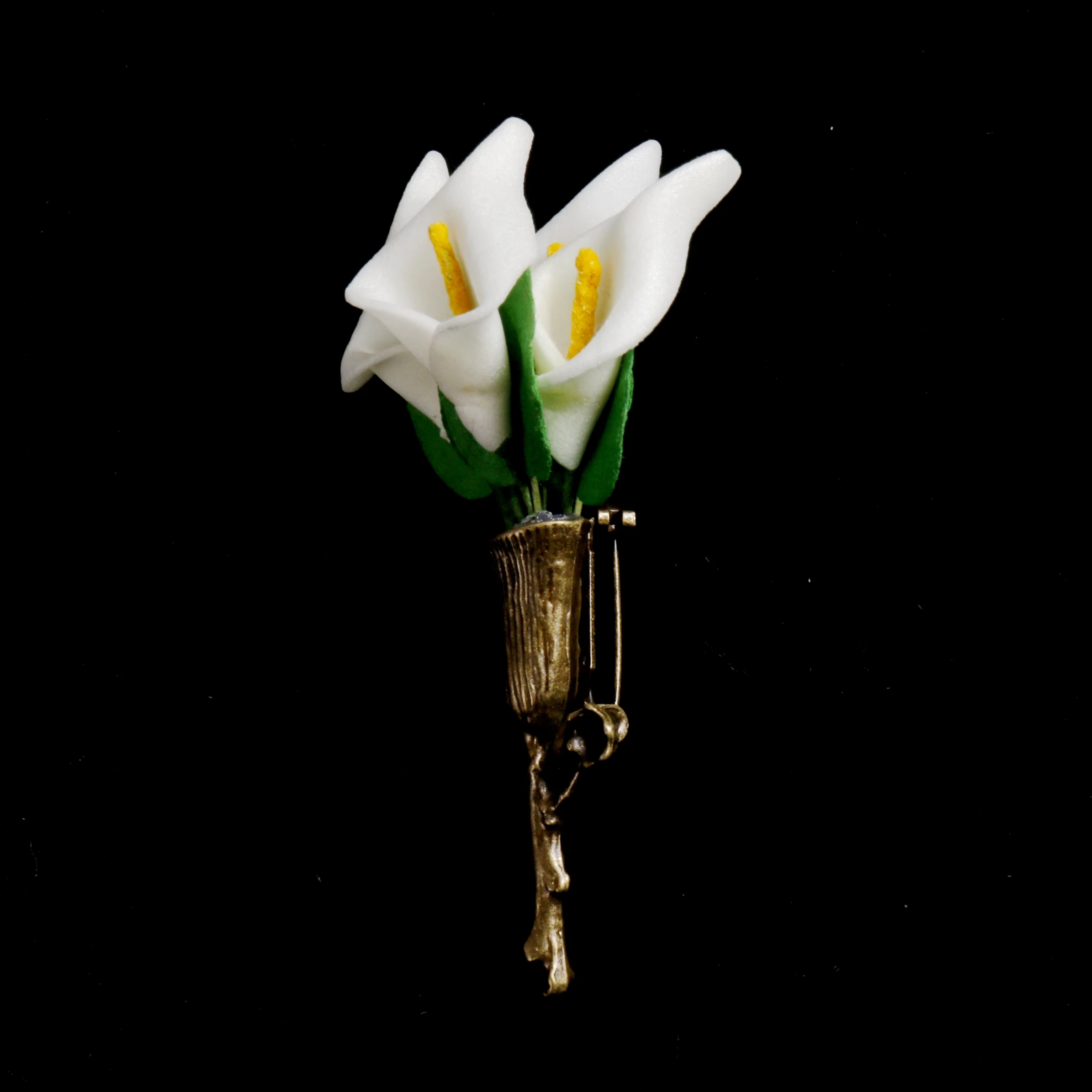 Simple Brooches Personality Flower Brooch Button Pin Clothing ...