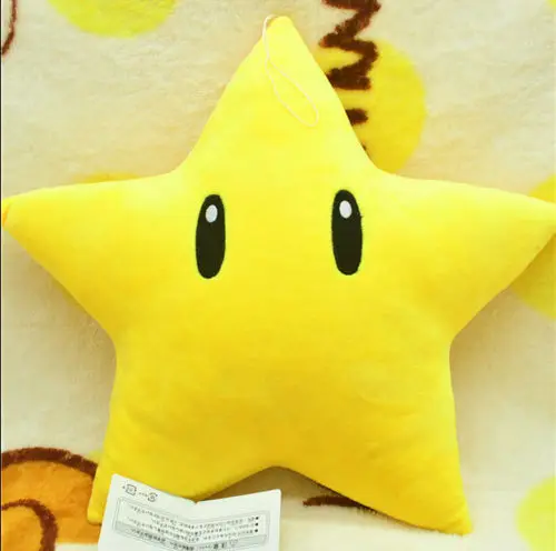 New Super Mario Brothers Party Galaxy Luma Star Plush Toy Stuffed Soft ...