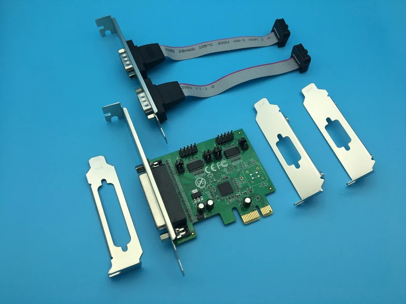 2 Port Serial RS232 + 1 Port Parallel Printer Ports (LPT1) PCI e ...